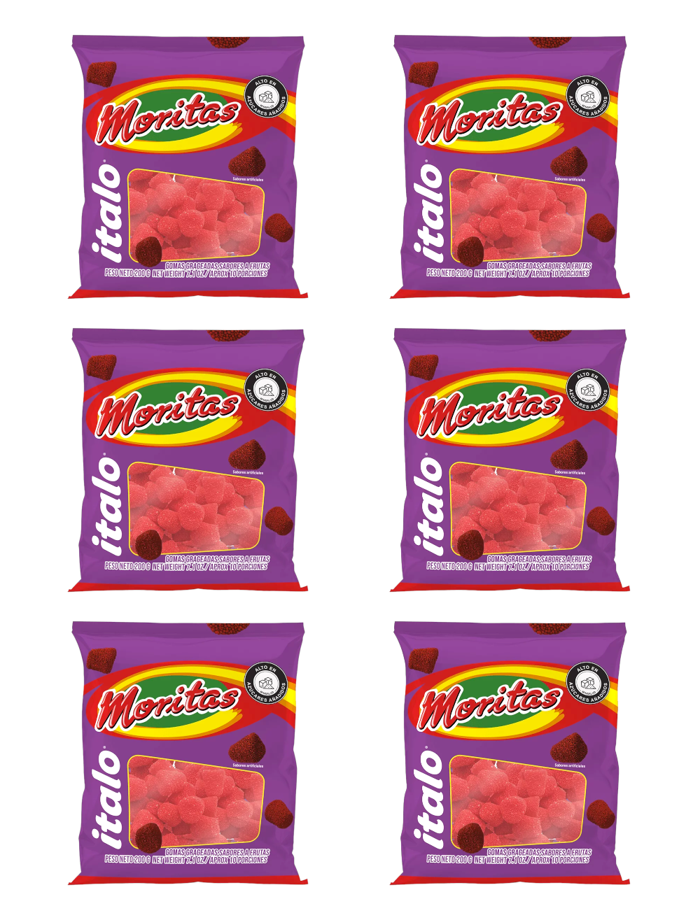 ITALO MORITAS X40GR - Piñatería El Río | somosElHueco
