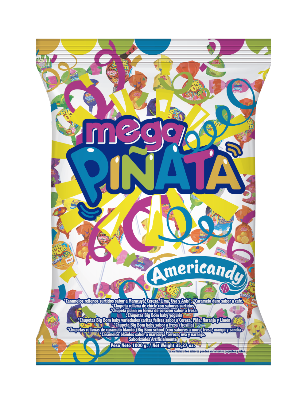 MEGA PInATA DE DULCES SURT - Piñatería El Río | somosElHueco