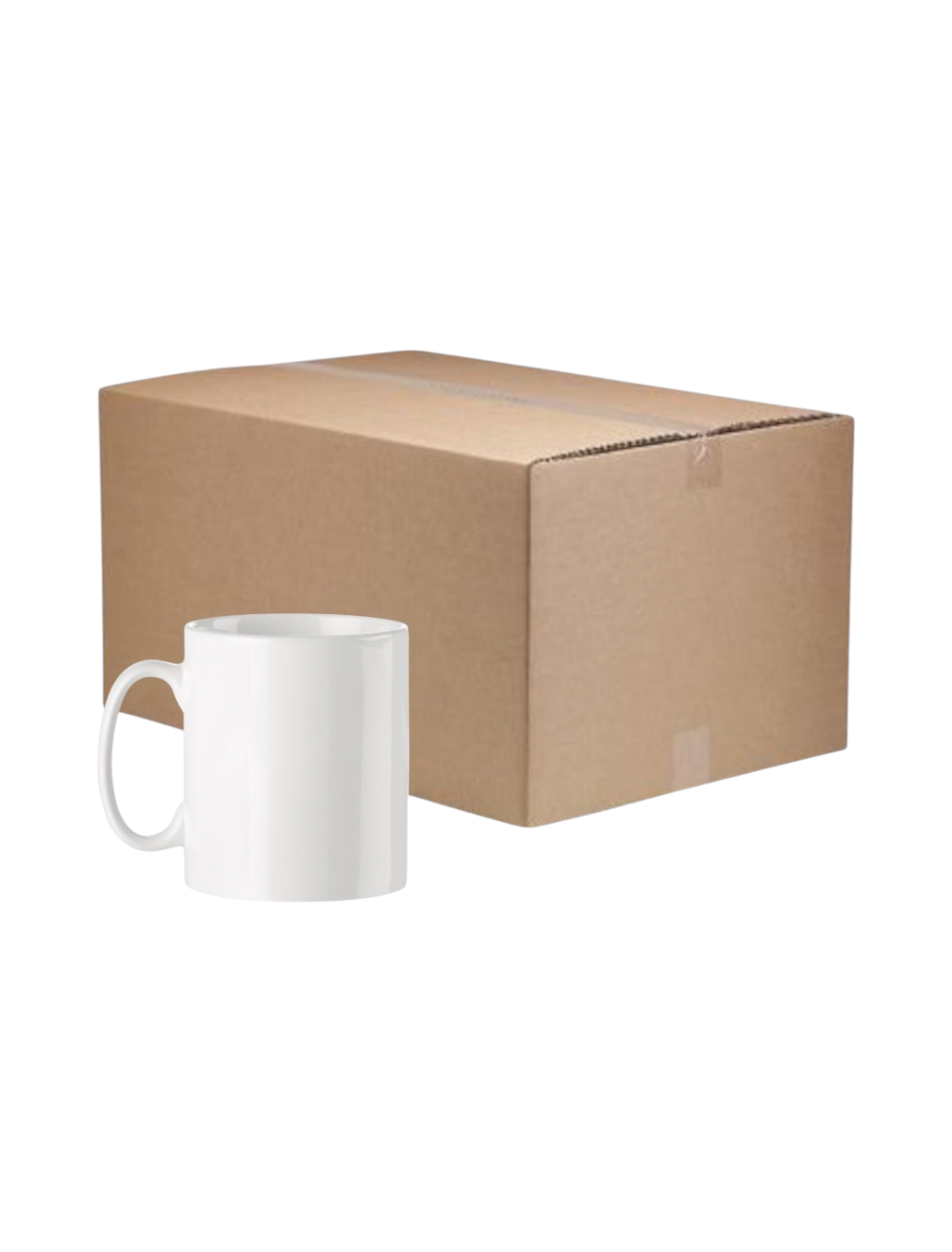 CAJA MUG BLANCO X36 - Piñatería El Río | somosElHueco